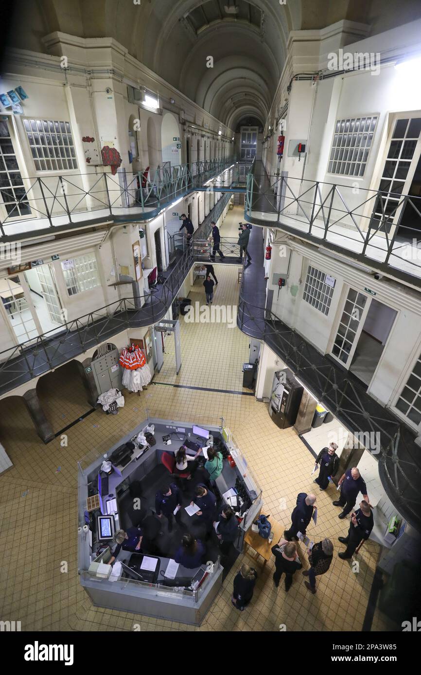 The old prison pictured during the transfer of 280 prisoners from the ...