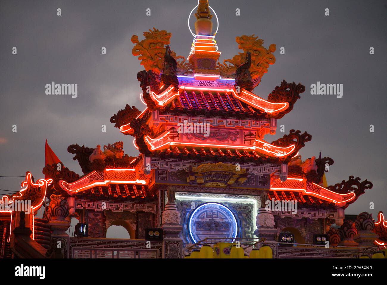 Vietnam, Da Nang, An Long , buddhist temple Stock Photo - Alamy
