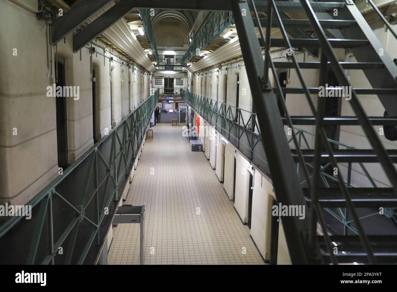 The old prison pictured during the transfer of 280 prisoners from the ...