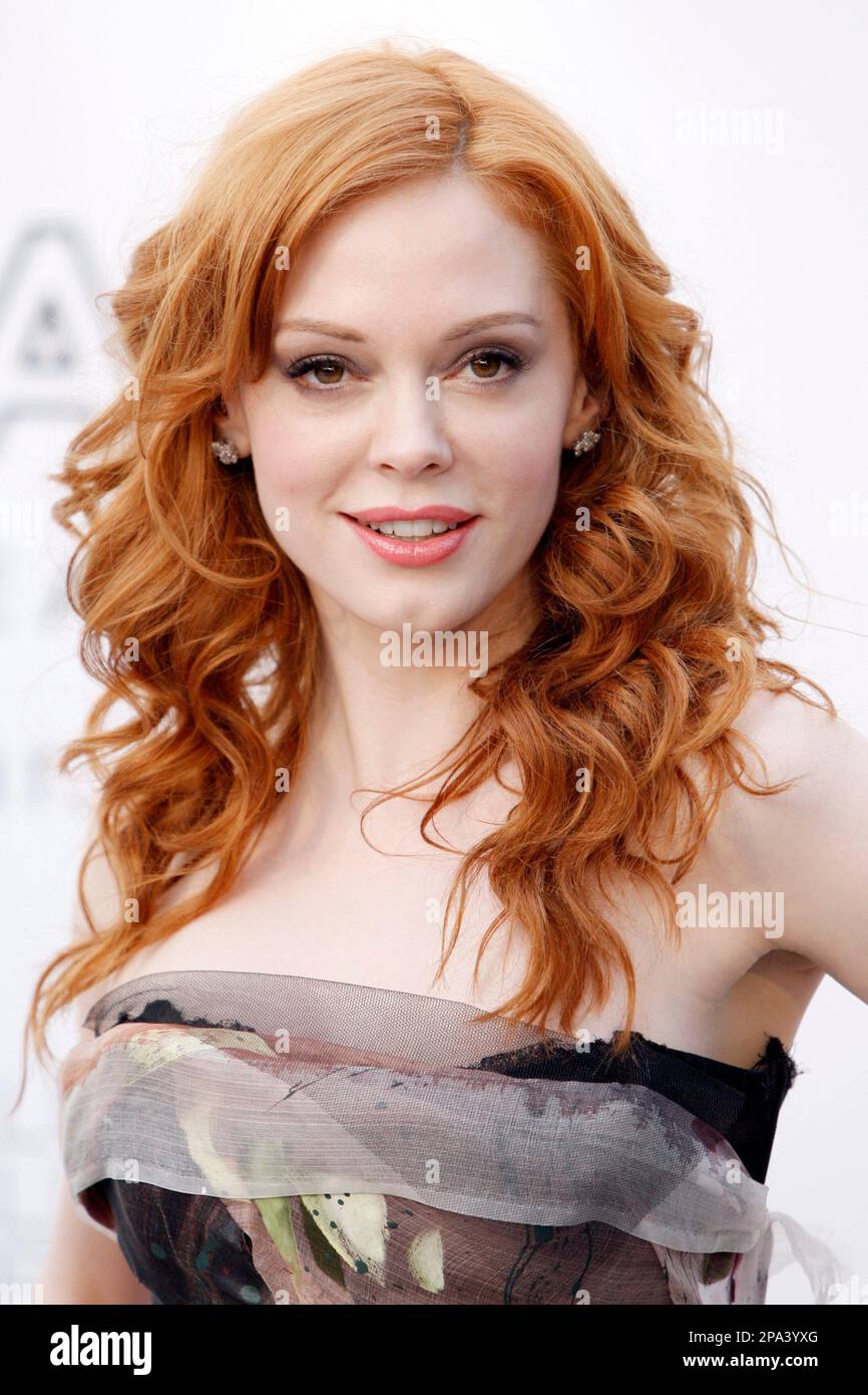 American actress Rose McGowan arrives at the amfAR's annual Cinema ...