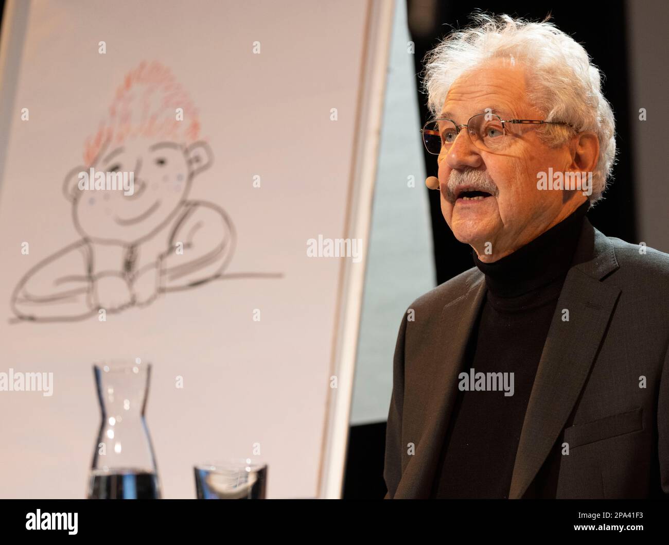 Cologne, Germany. 11th Mar, 2023. Children's author Paul Maar speaks on ...