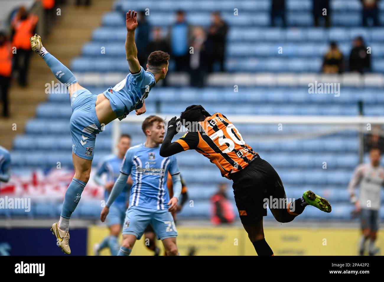 Coventry, UK. 11th Mar, 2023. Luke McNally #16 of Coventry City ...