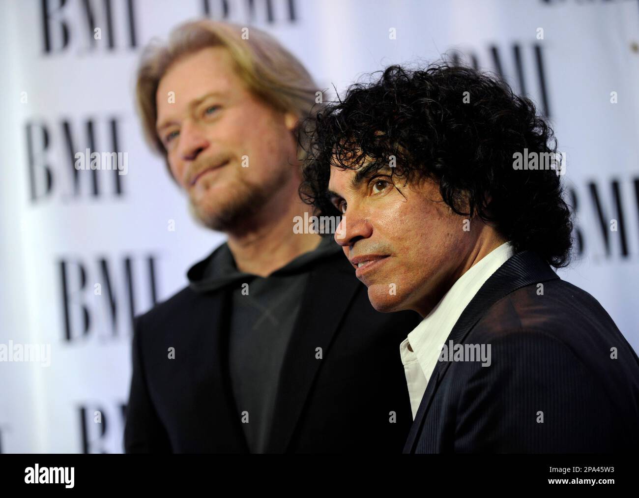 John Oates, right, and Daryl Hall, recipients of BMI Icons awards, pose ...