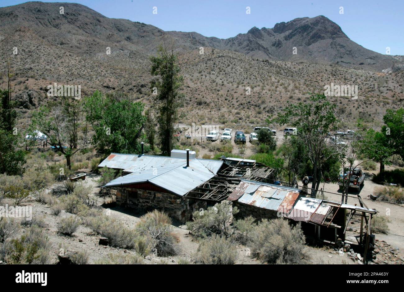 An abandoned cabin once occupied by Charles Manson and his followers is ...