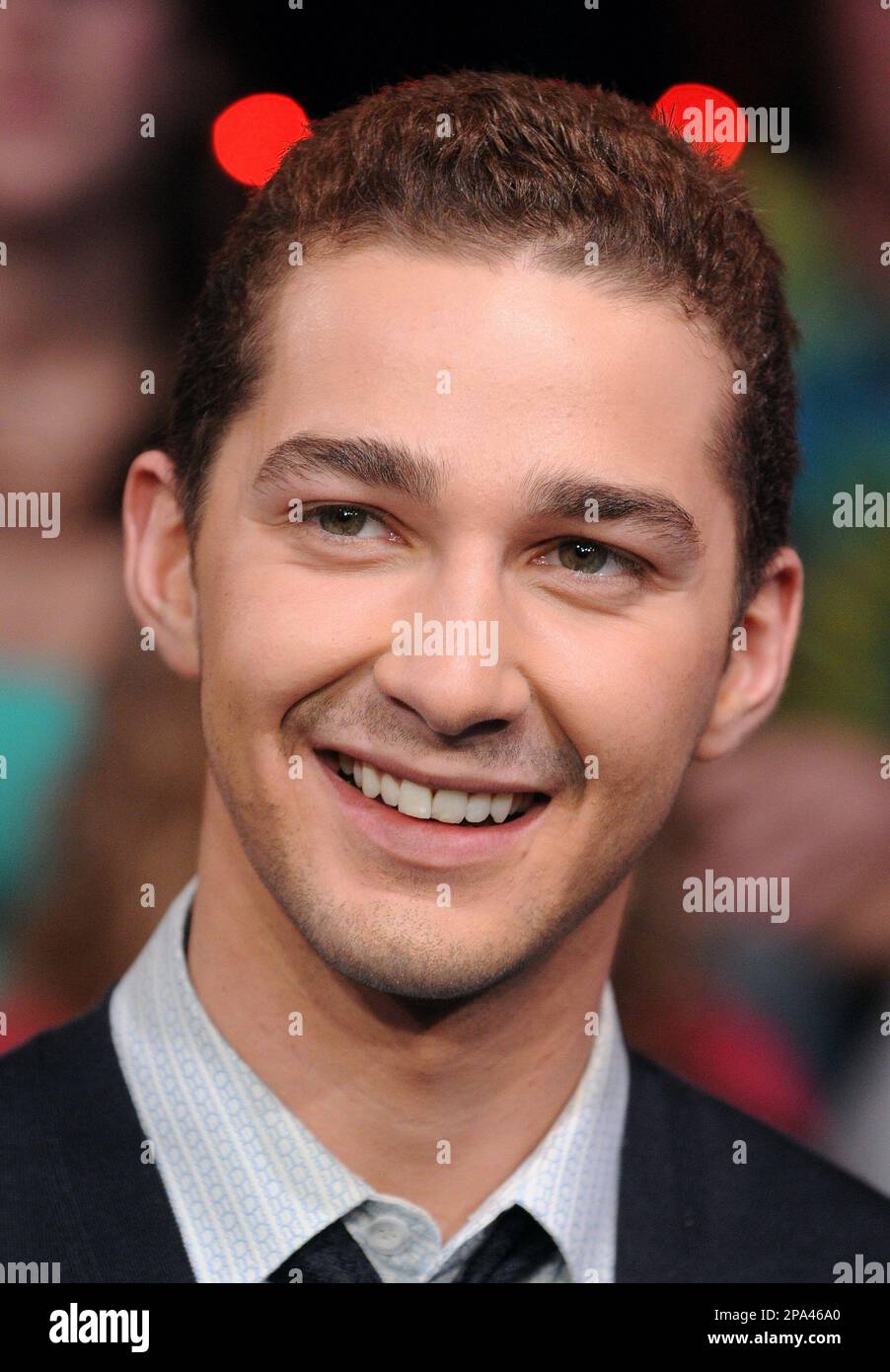 Actor Shia LaBeouf appears onstage during MTV's "Total Request Live ...