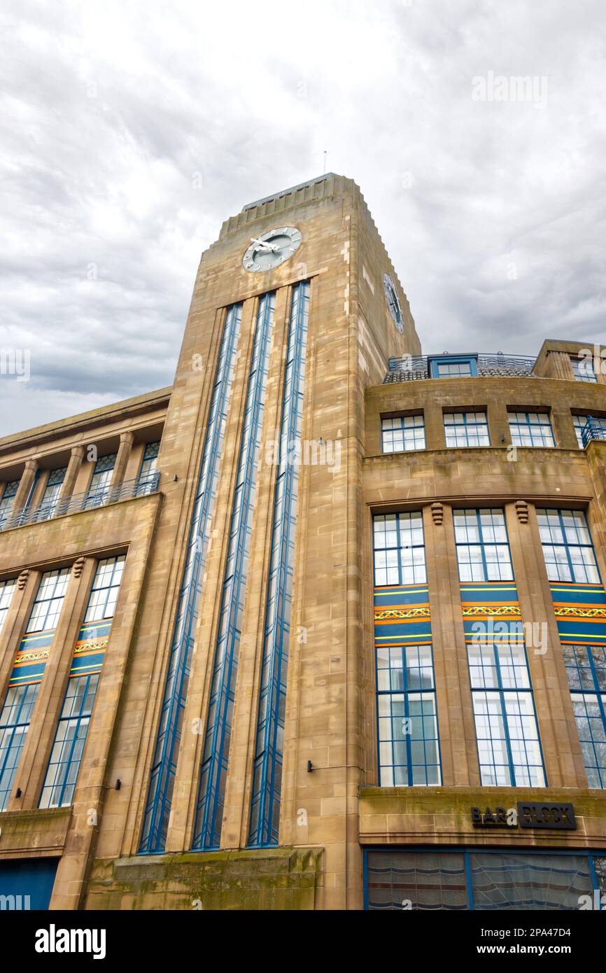 art deco clock tower former co operative building in Newgate st ...