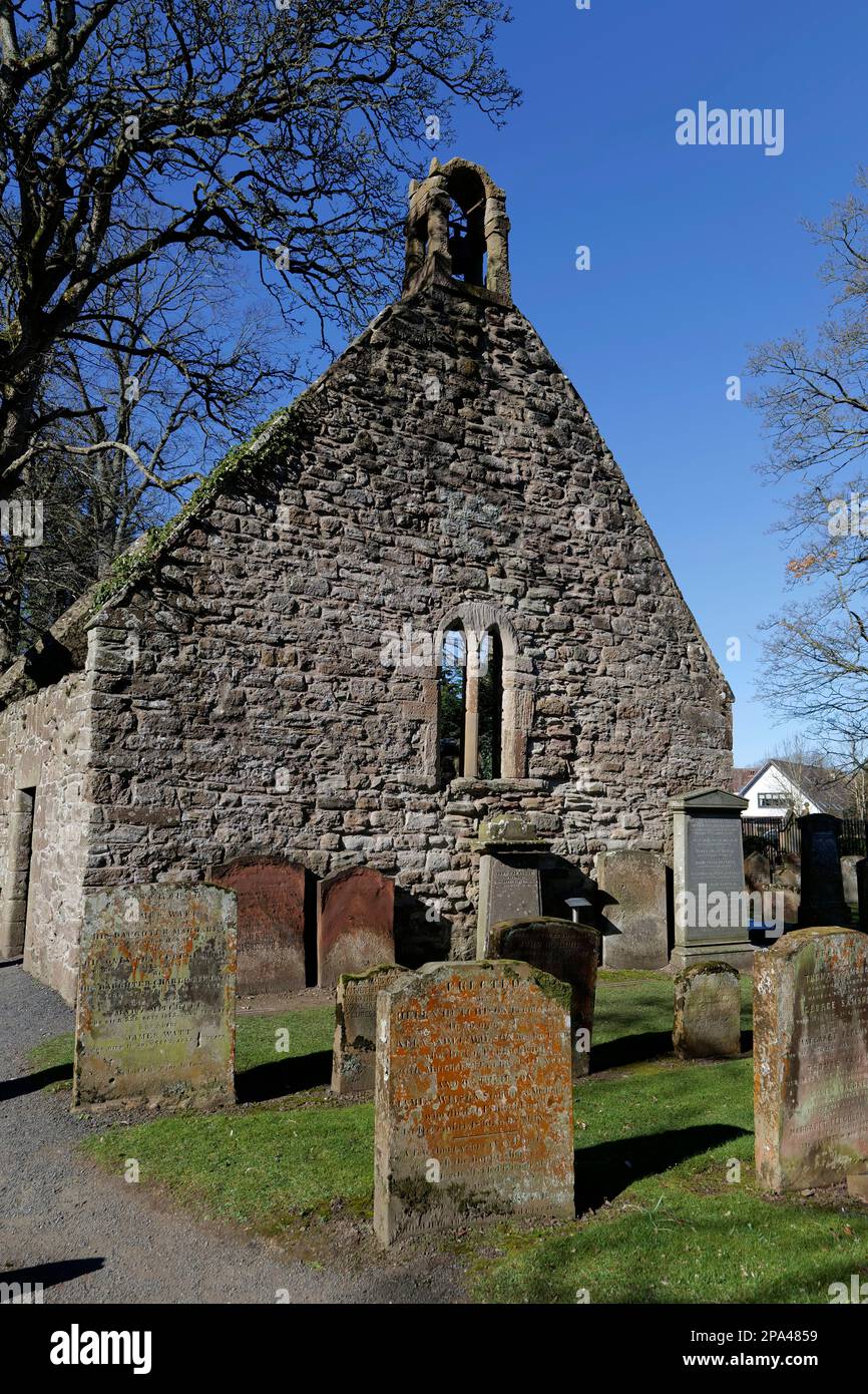 Alloway Auld Kirk, old church, is the scene of the witches' dance in ...