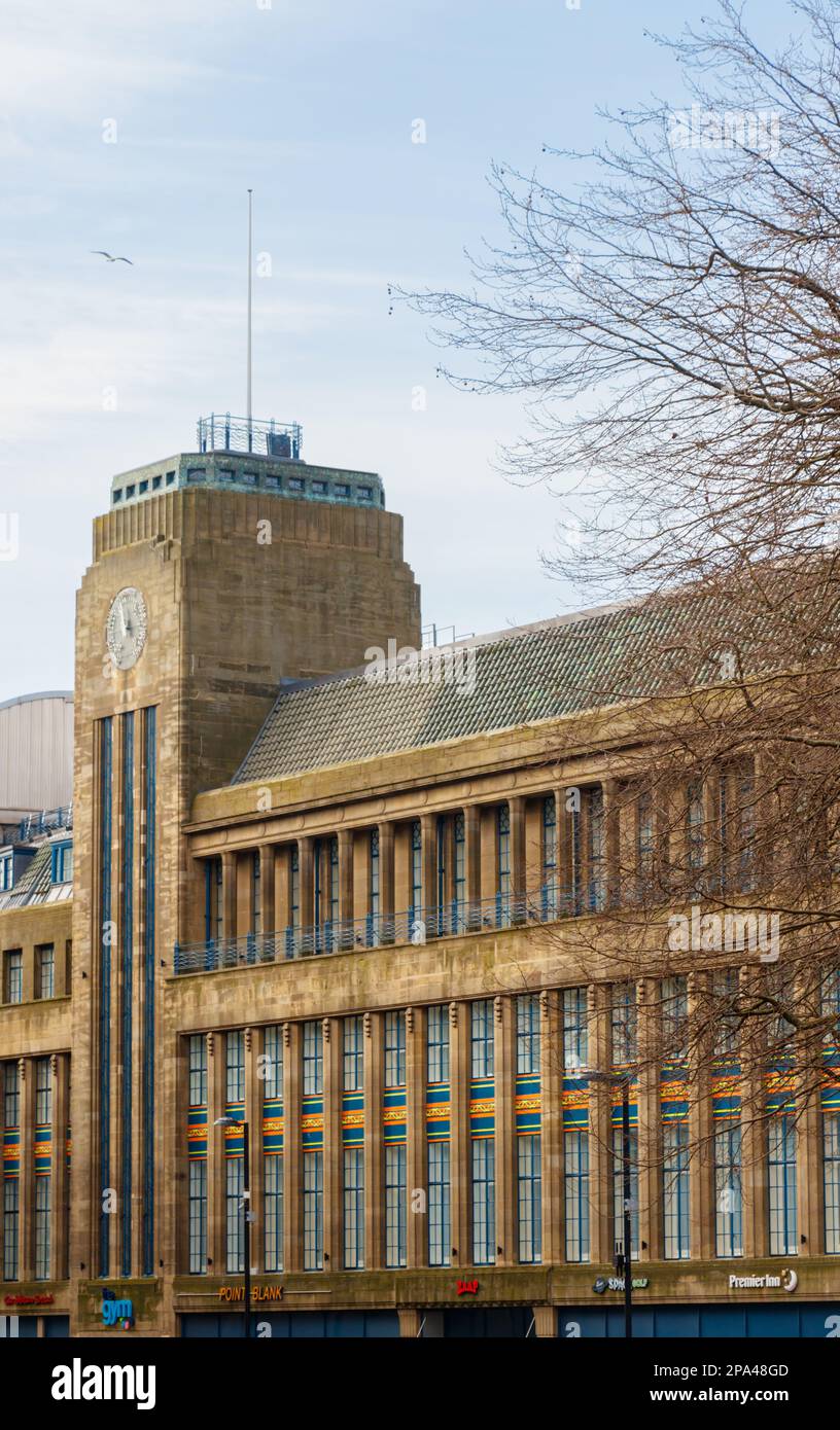 art deco clock tower former co operative building in Newgate st ...