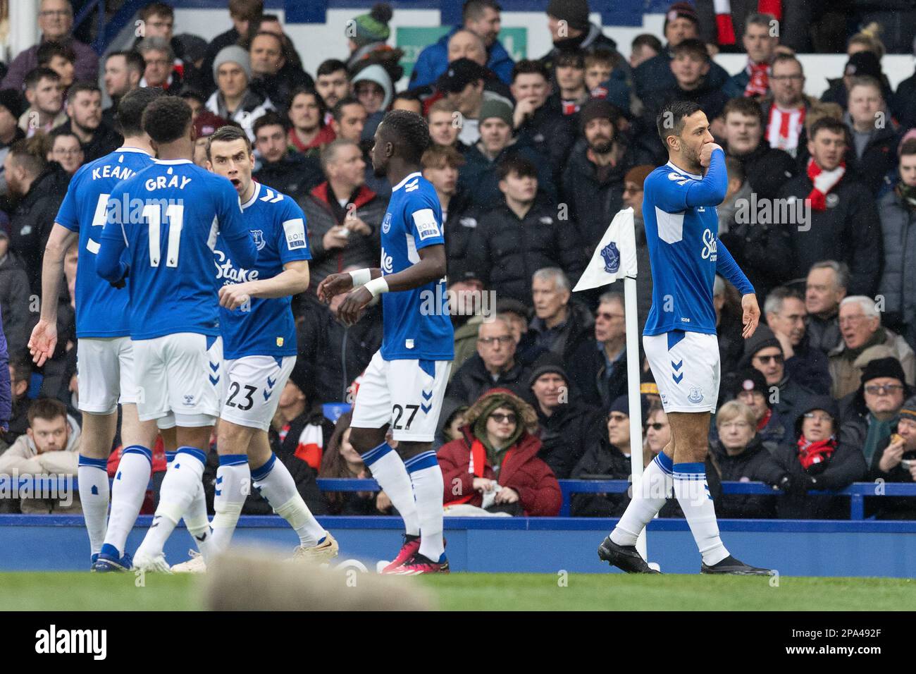 Brentford goal celebration 2023 hi-res stock photography and images - Alamy