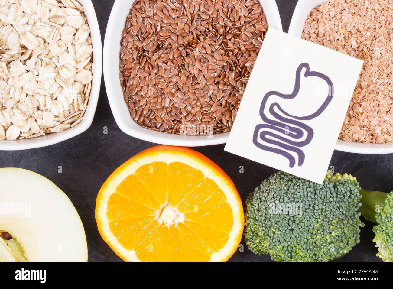 Beneficial nutirious eating for digestive system. Healthy ingredients ...