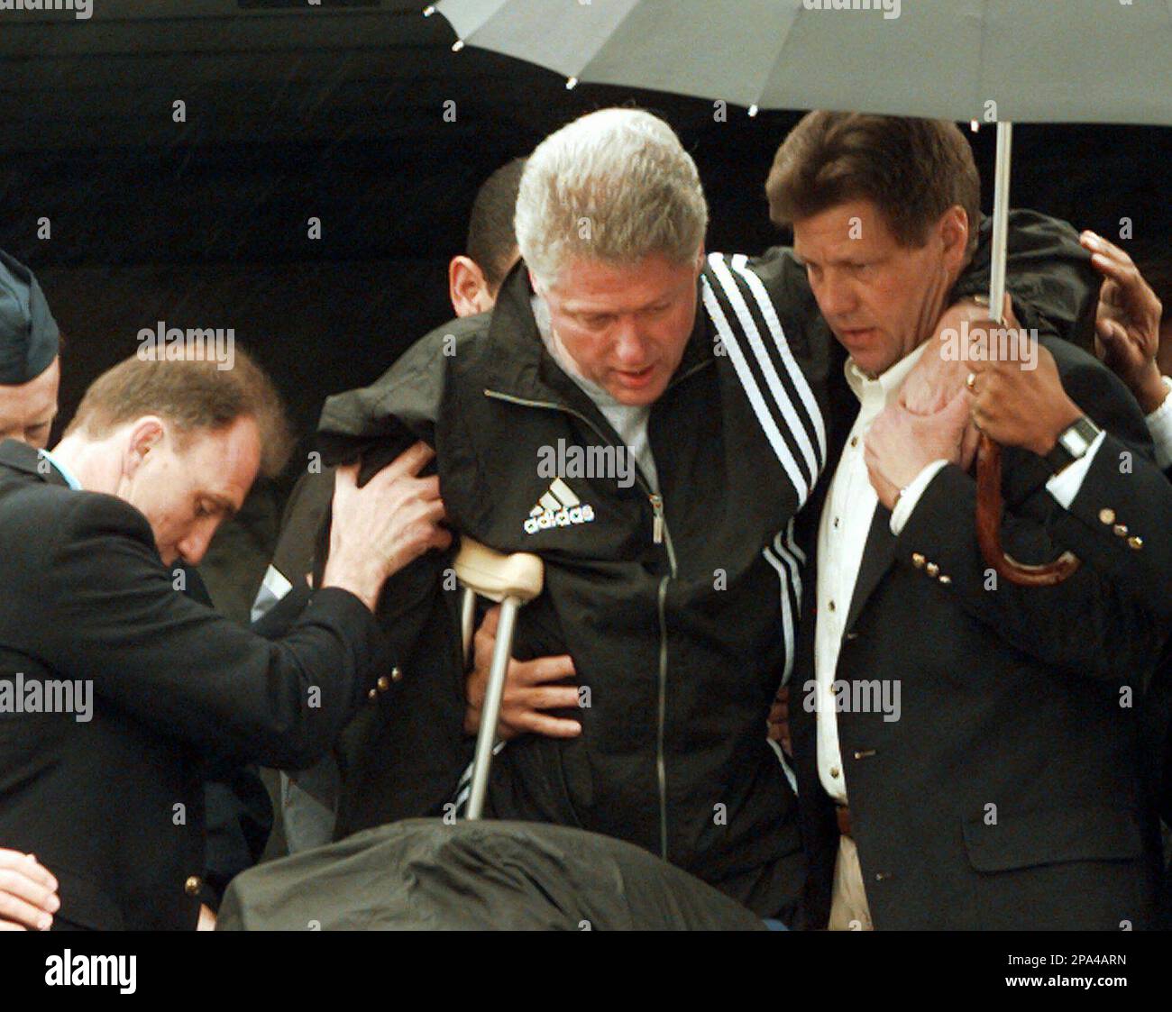 ** FILE ** In this March 14, 1997 file photo President Clinton is ...