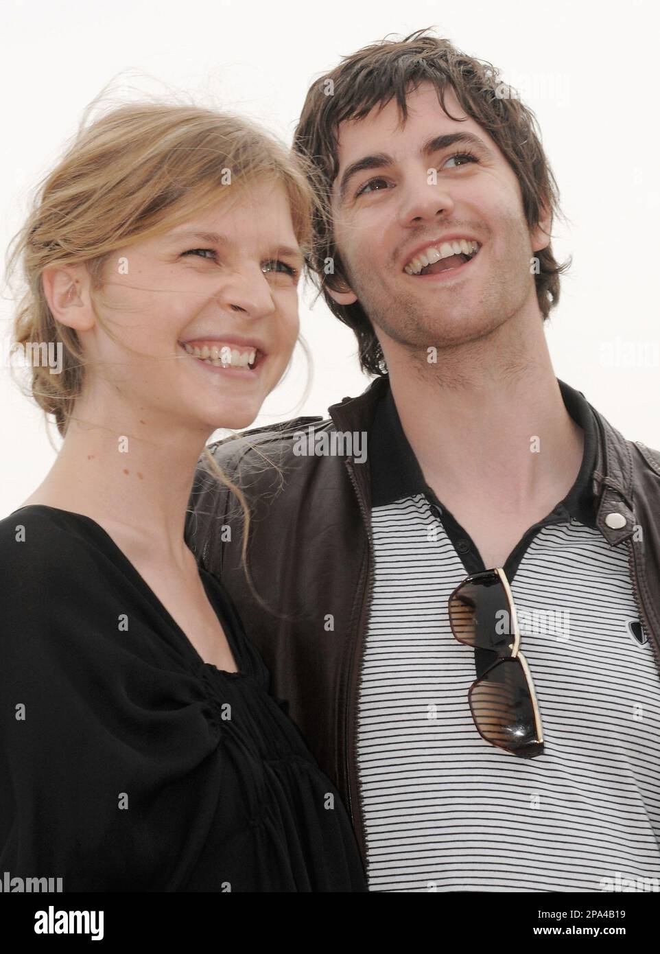 British actor Jim Sturgess, right, and French actress Clemence Poesy ...