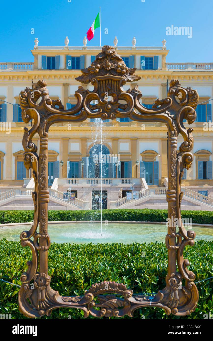 Beautiful royal palace in monza hi-res stock photography and images - Alamy