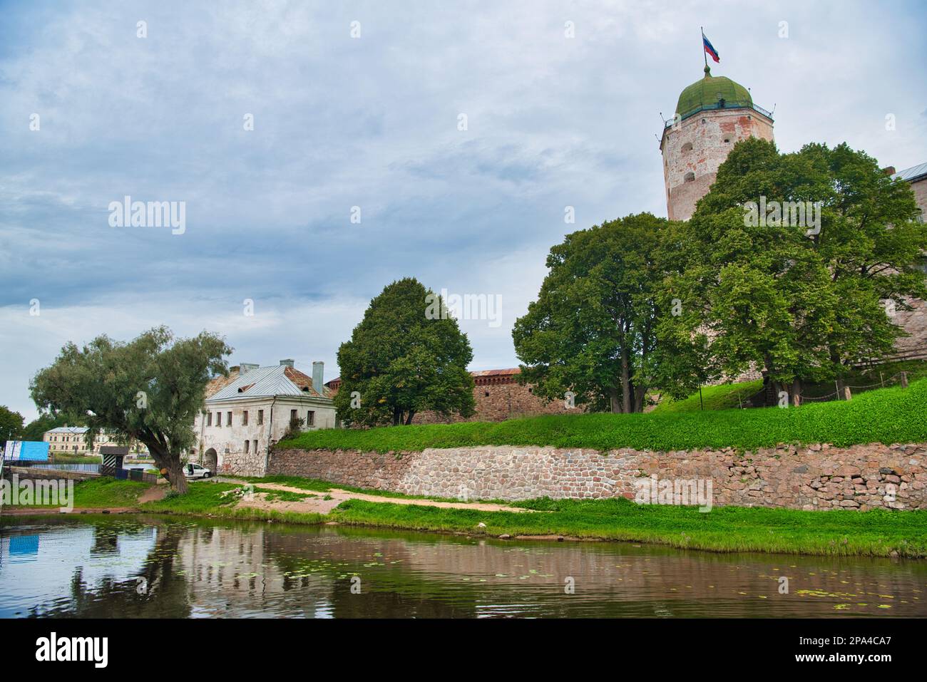 Medieval russian Vyborg Castle State Museum, Swedish-built medieval ...