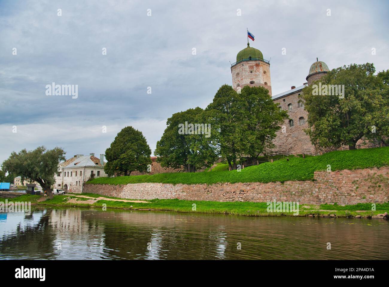 Medieval russian Vyborg Castle State Museum, Swedish-built medieval ...
