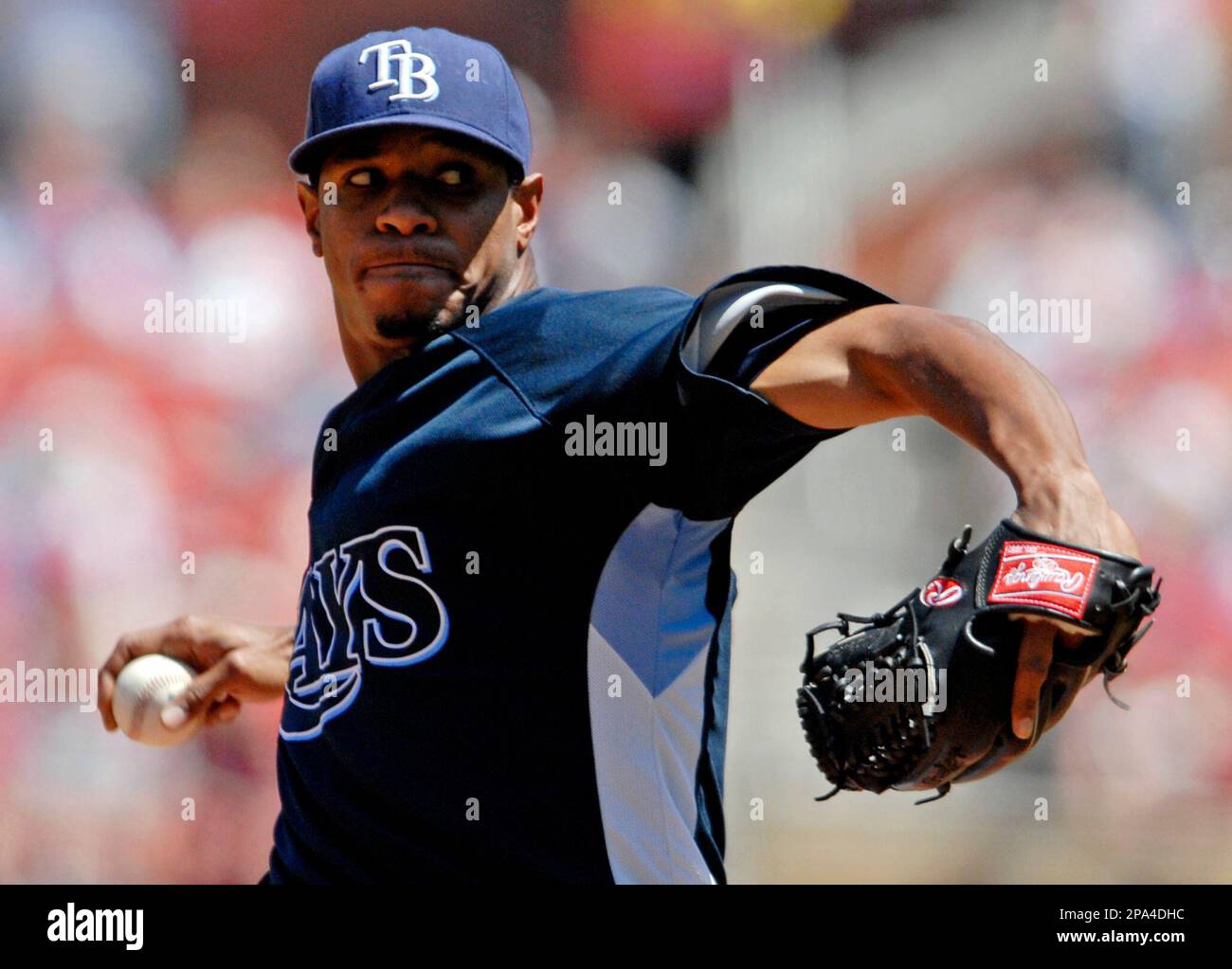 Tampa Bay Rays' Edwin Jackson pitches in the second inning against the ...