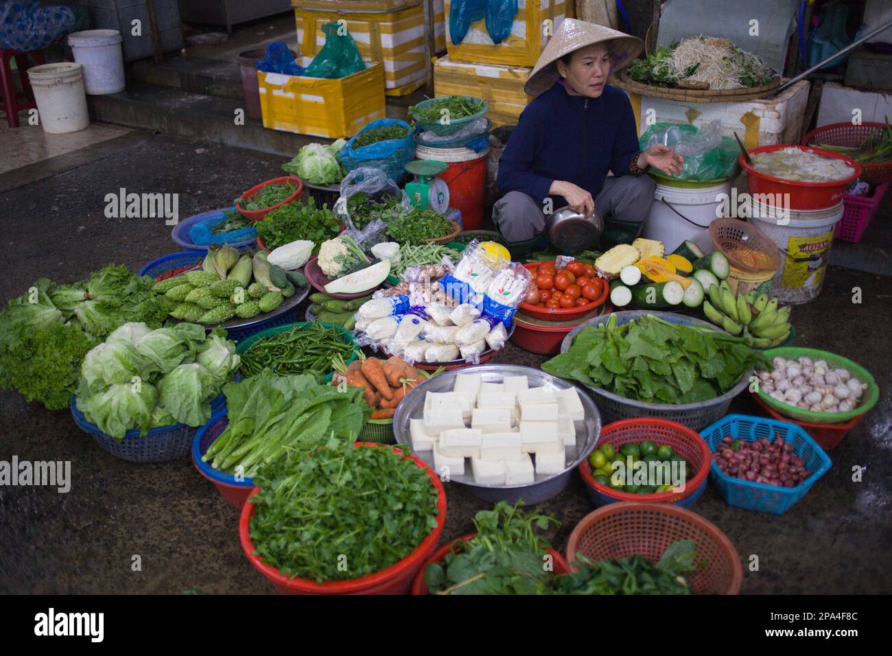 Vietnam, Da Nang, Con Market Stock Photo - Alamy