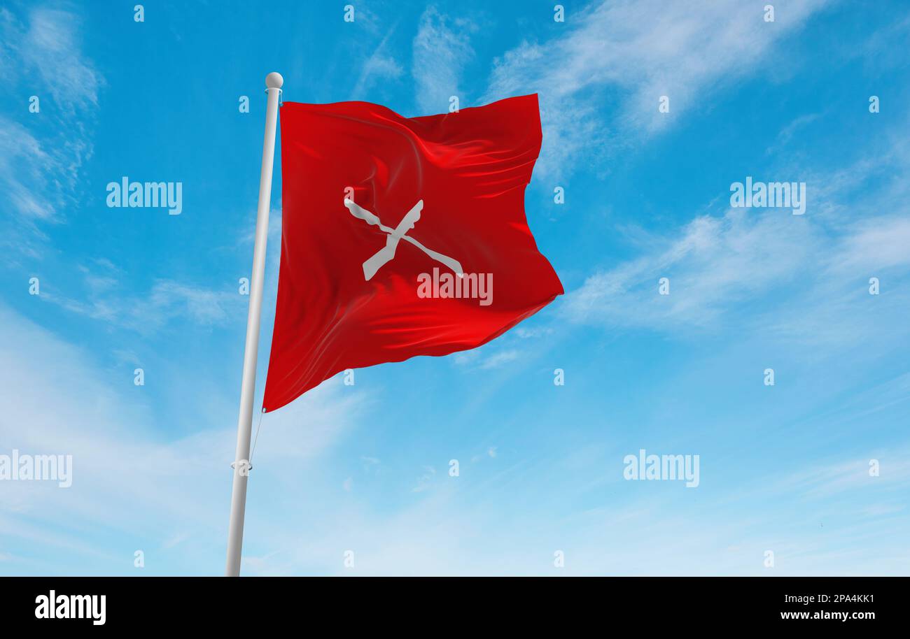 official flag of Regimental Command Brigade Deputy Commander and ...