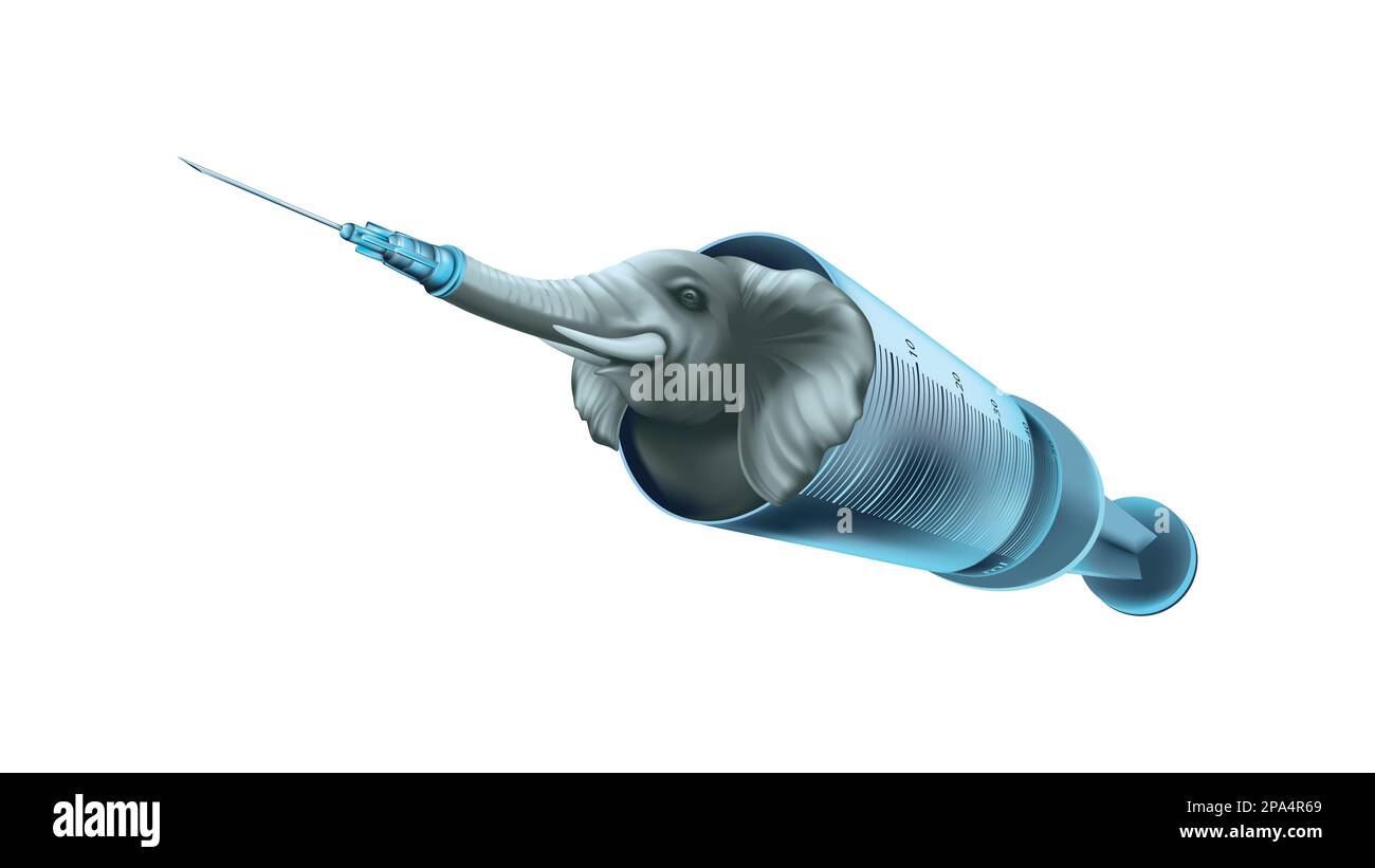 The elephant inside Syringe - Elephant in the Room - Idiom - Metaphor ... The elephant inside Syringe - Elephant in the Room - Idiom - Metaphor ...
