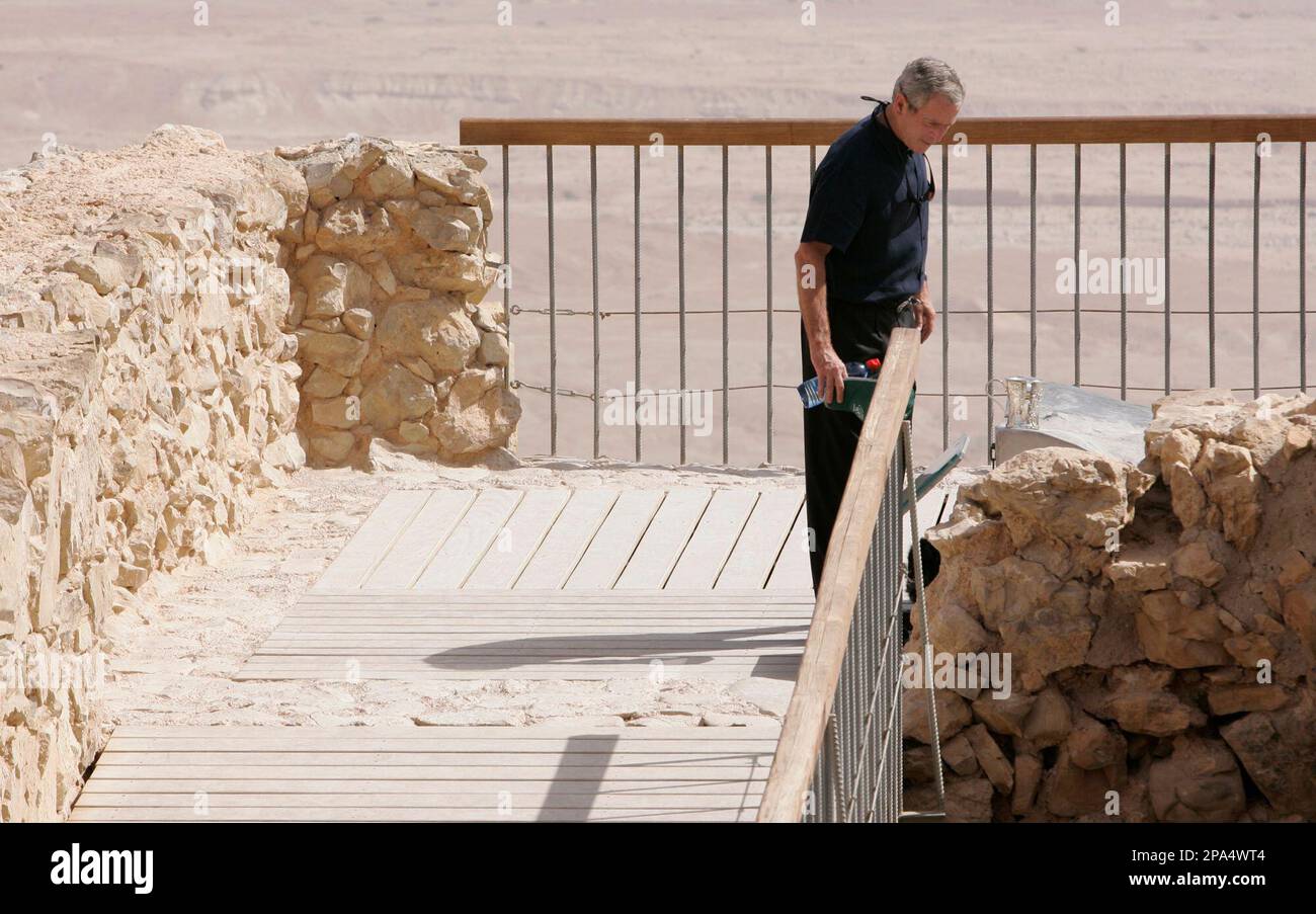 U.S. President Bush visits Masada Historic Site, Thursday, May 15, 2008 ...