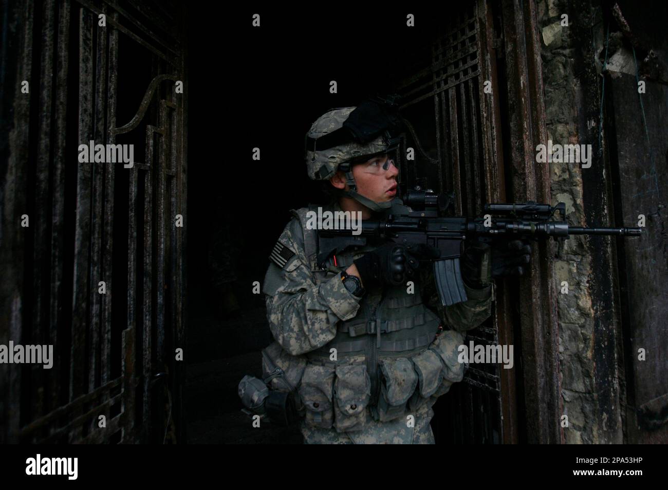 U.S. Army's soldier from the 3rd Special Troops Battalion, 3rd Brigade ...