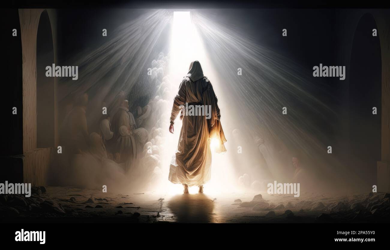 Jesus is the light of the world Stock Photo - Alamy