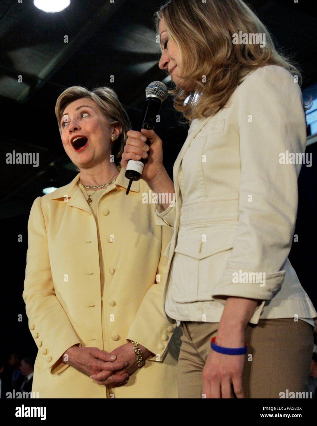 Democratic presidential hopeful, Sen. Hillary Rodham Clinton, D-N.Y ...