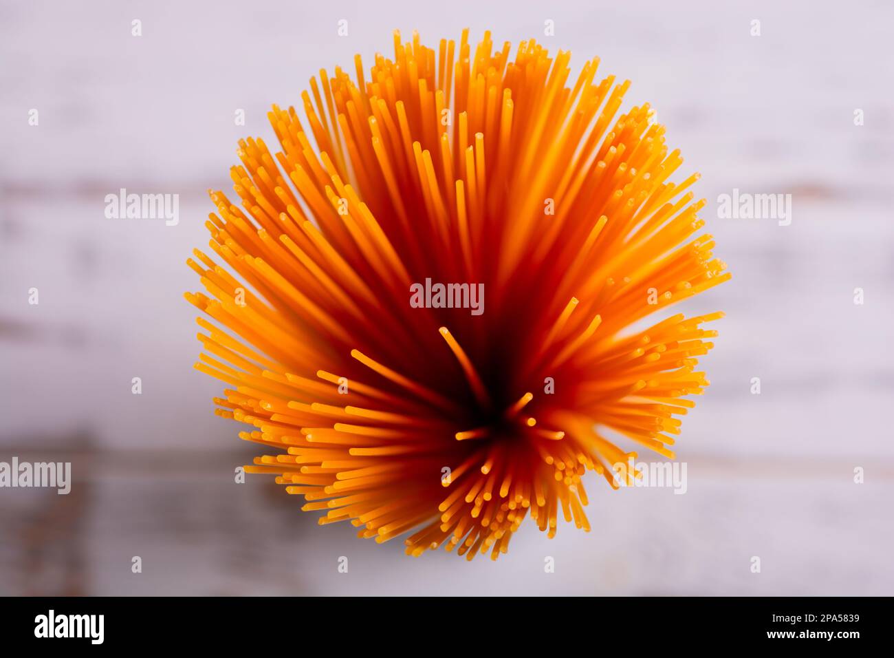 Long pasta on white hi-res stock photography and images - Alamy