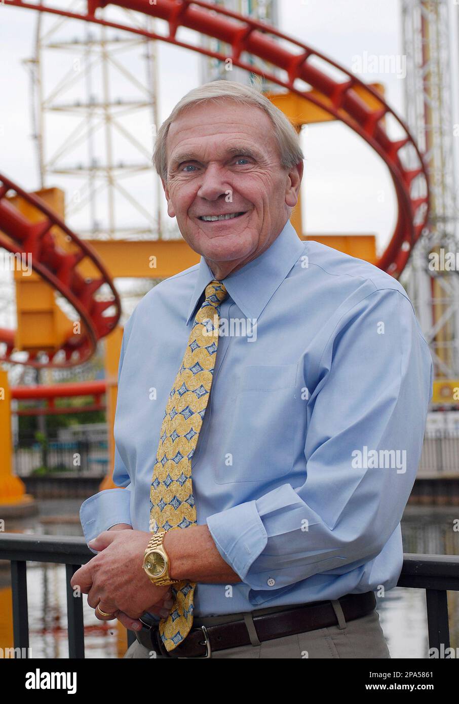 ** ADVANCE FOR MONDAY, MAY 12 ** Cedar Fair Entertainment Co. chief ...