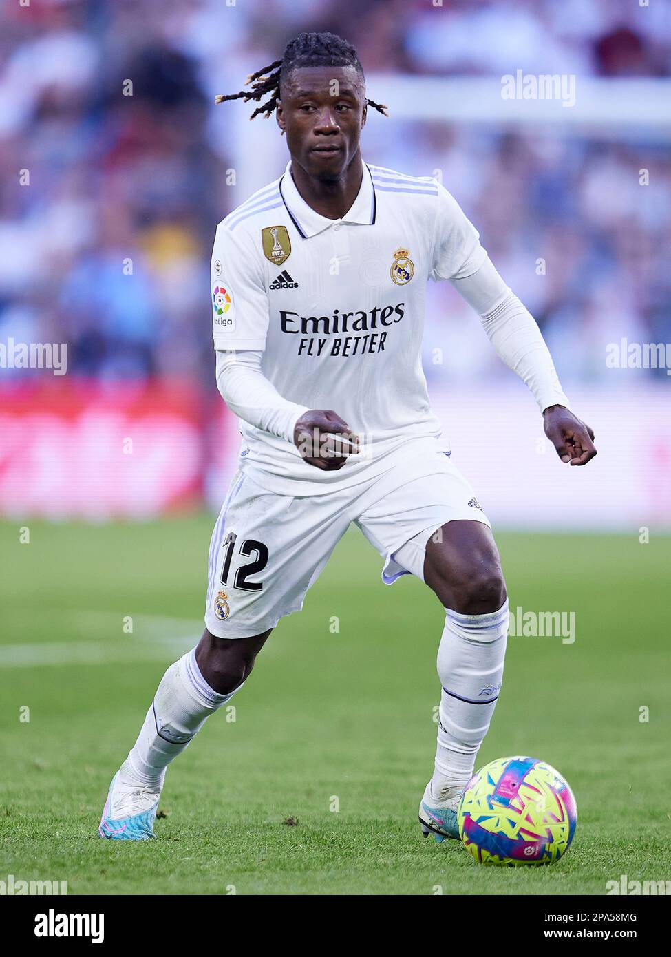 Madrid, Spain. 11th Mar, 2023. Eduardo Camavinga of Real Madrid seen in ...