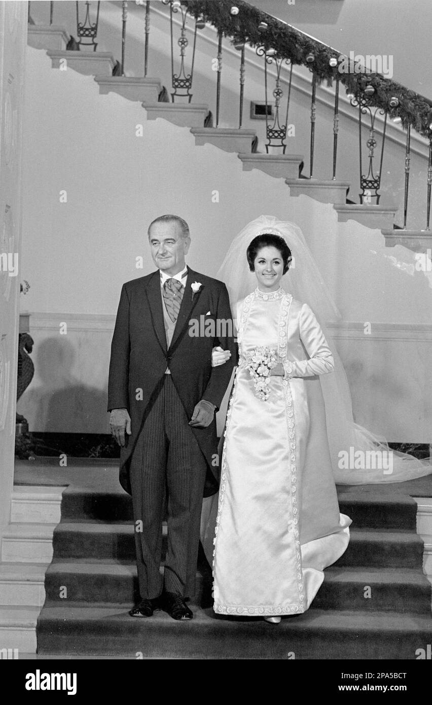 ** FILE ** In this Dec. 9, 1967 file photo, Then U.S. President Lyndon ...