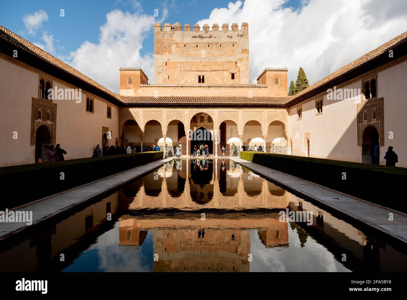 Alhambra from inside Stock Photo - Alamy