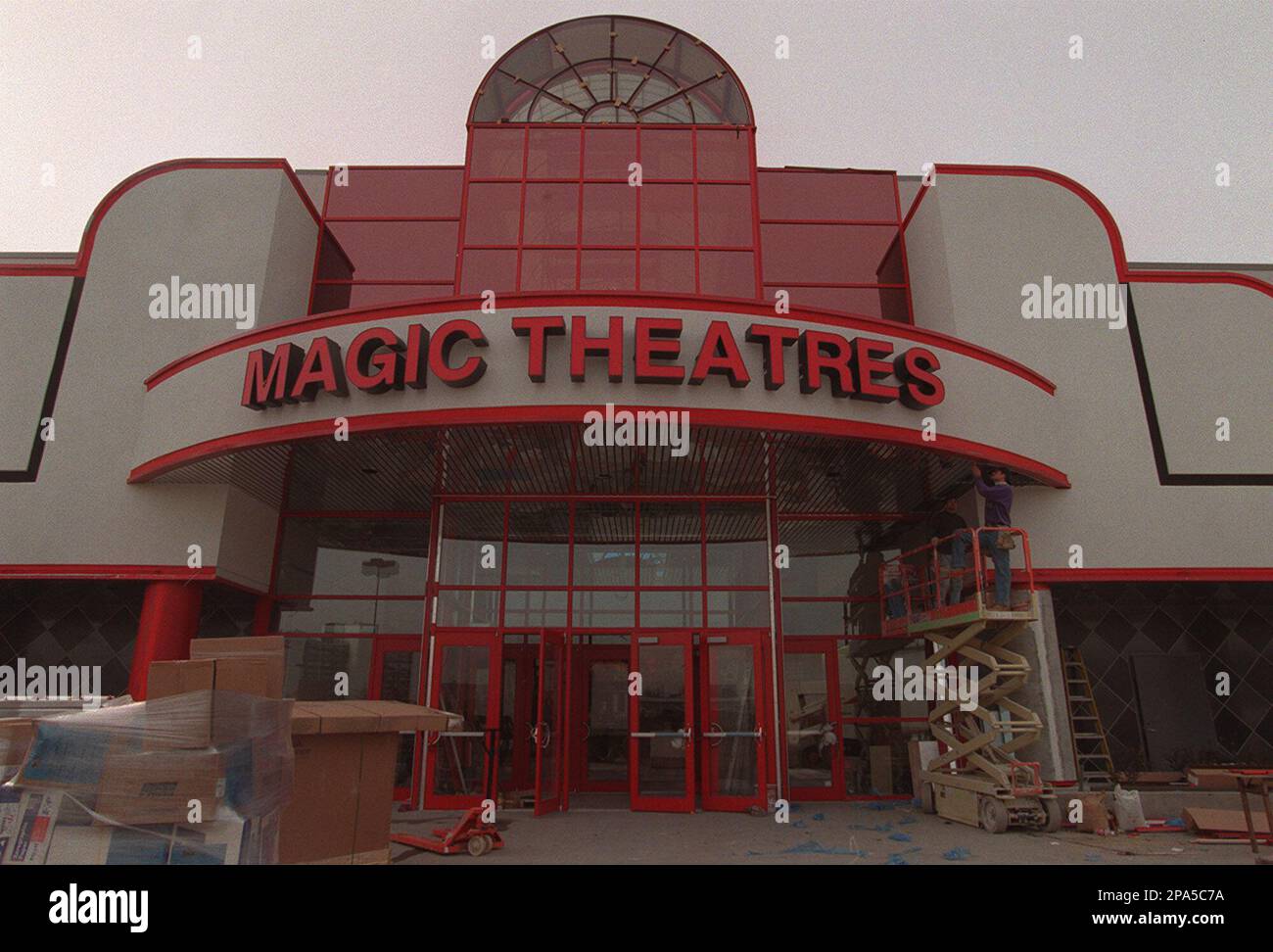 **FILE** This is how the Magic Johnson theater looked three days before ...