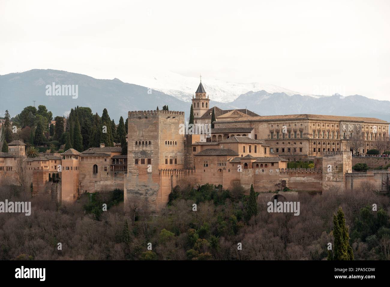 The Alhambra view from Albaicin in Granda, Andalusia Stock Photo - Alamy