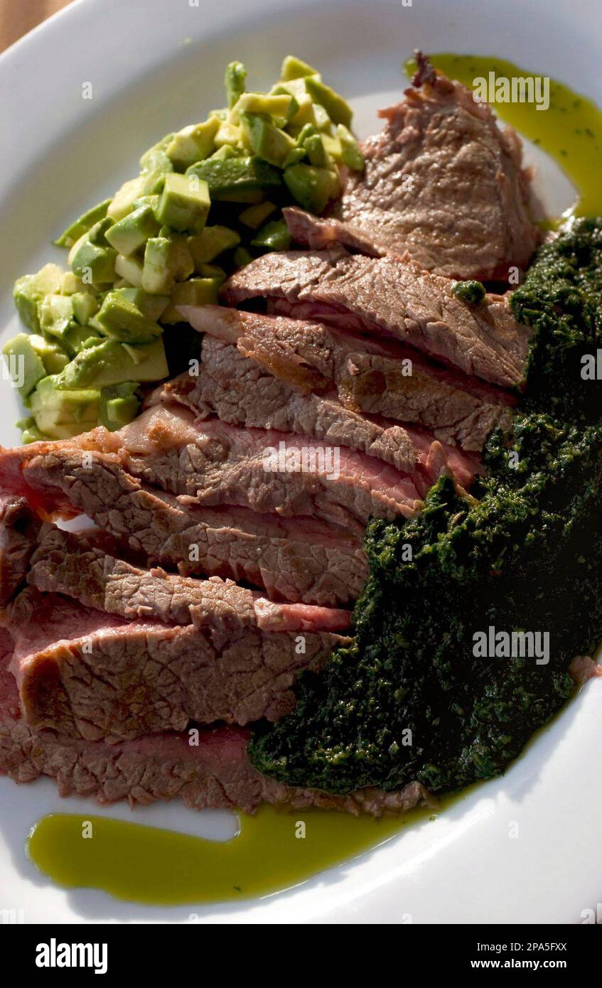 **FOR USE WITH AP LIFESTYLES** Steak Asado is seen in this Sunday, May ...