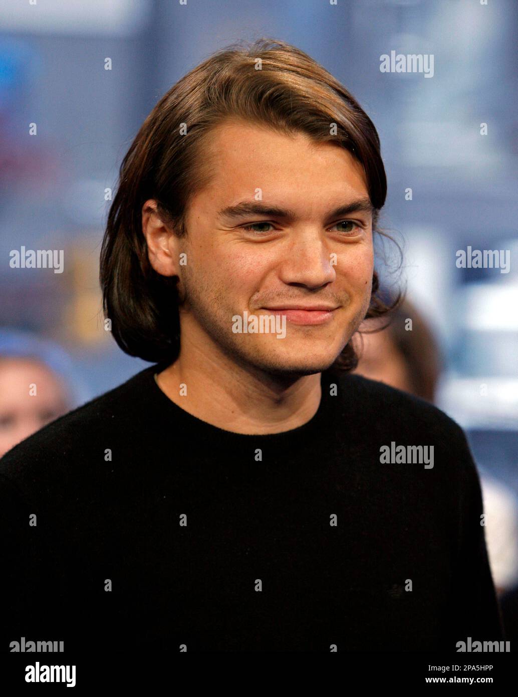 Actor Emile Hirsch appears onstage during a taping of MTV's "Total ...