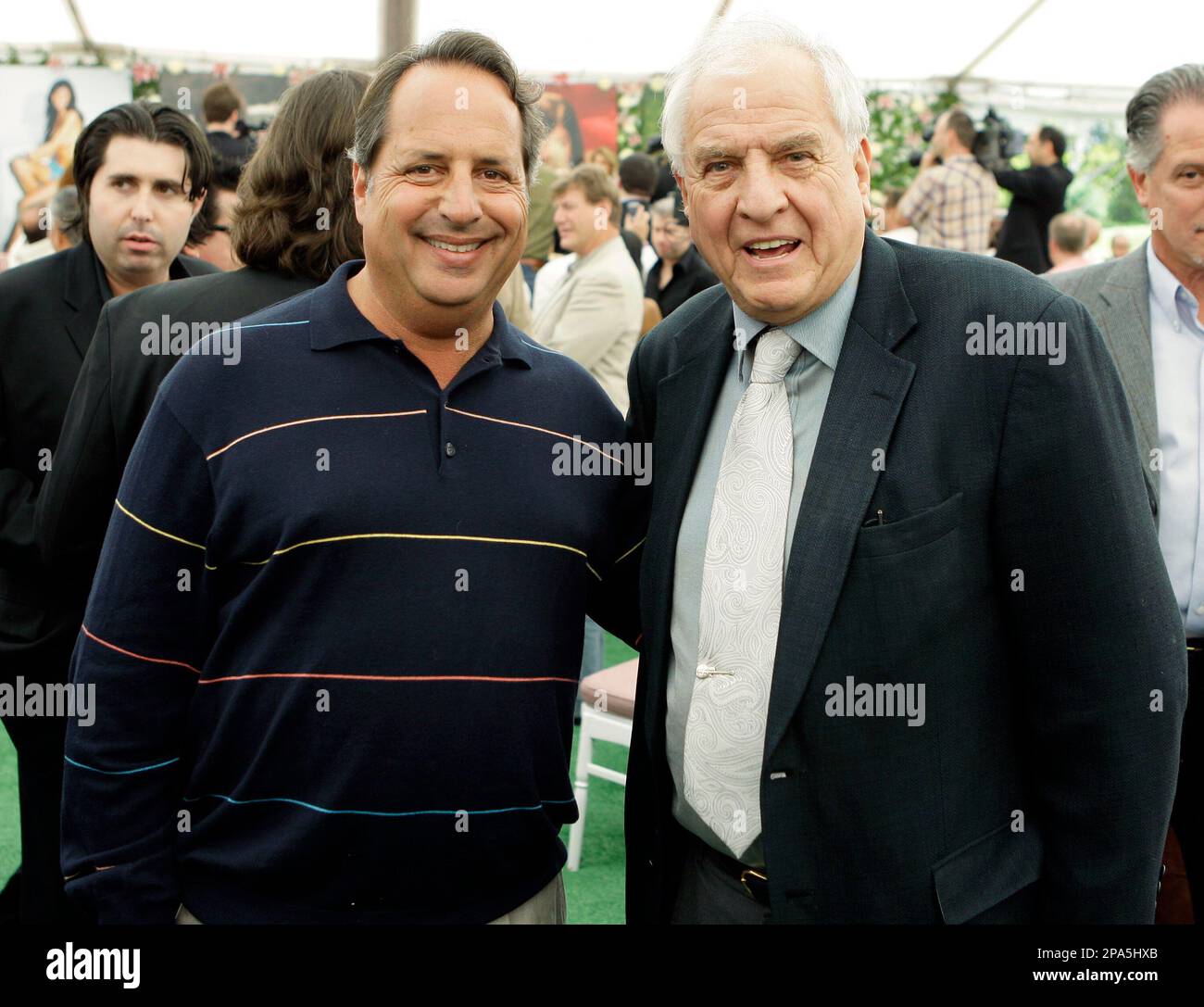 Director Garry Marshall, right, and actor Jon Lovitz pose together ...