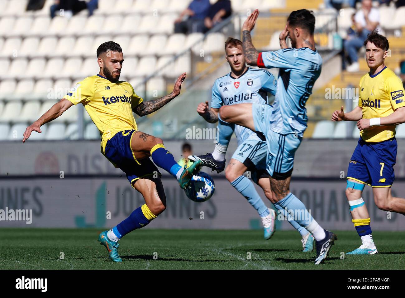 Modena, Italy. 11th Mar, 2023. Shady Oukhadda (Modena) during Modena FC ...