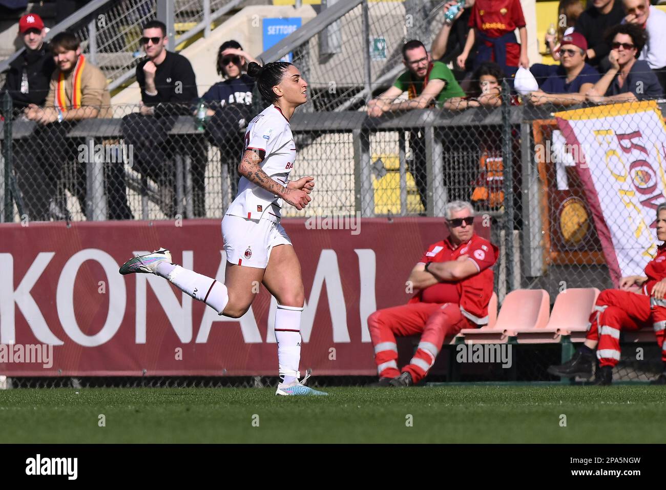 March 11, 2023, Rome, Italy: Martina Piemonte of A.C. Milan celebrates ...
