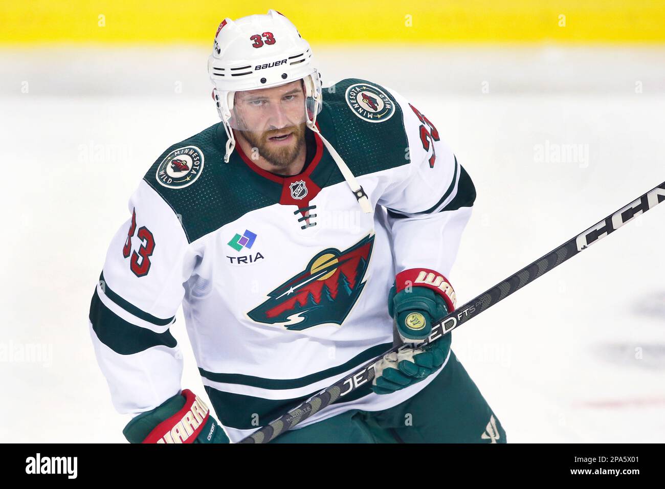 NHL profile photo on Minnesota Wild player Alex Goligoski at a game ...