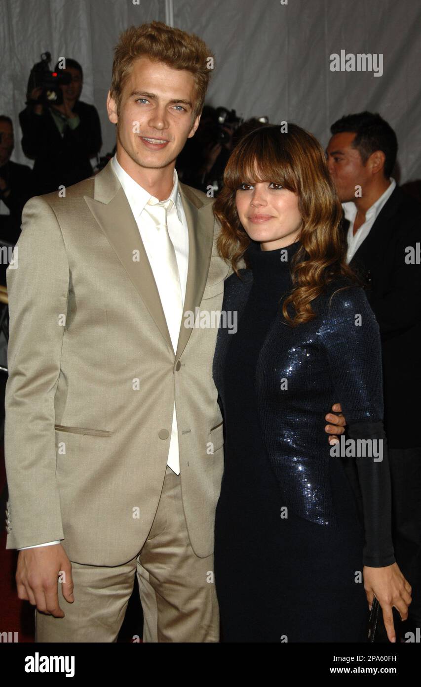 Actors Hayden Christensen and Rachel Bilson arrive at the Metropolitan ...