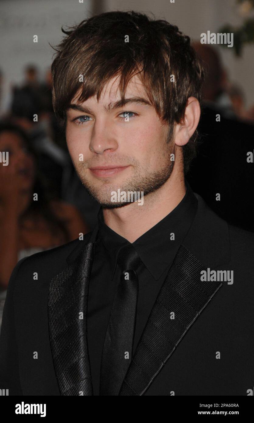 Actor Chace Crawford arrives at the Metropolitan Museum of Art's ...