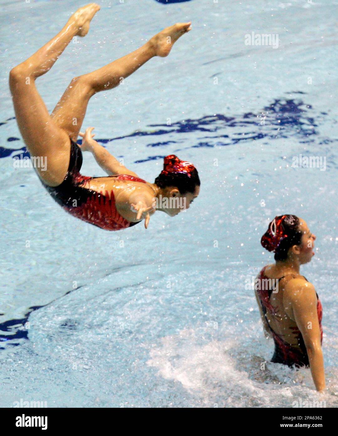 Team of Japan performs in the Free Routine Final event at the Japan ...