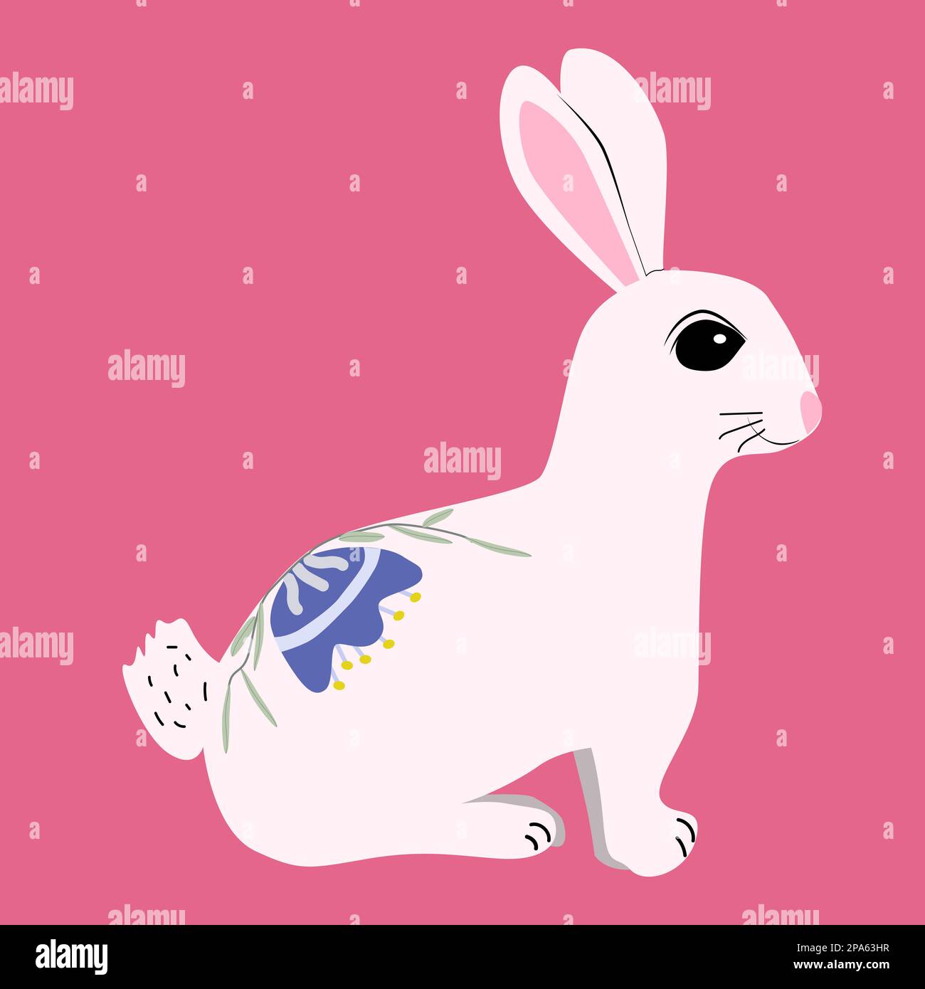 Unusual rabbit Stock Vector Images - Alamy