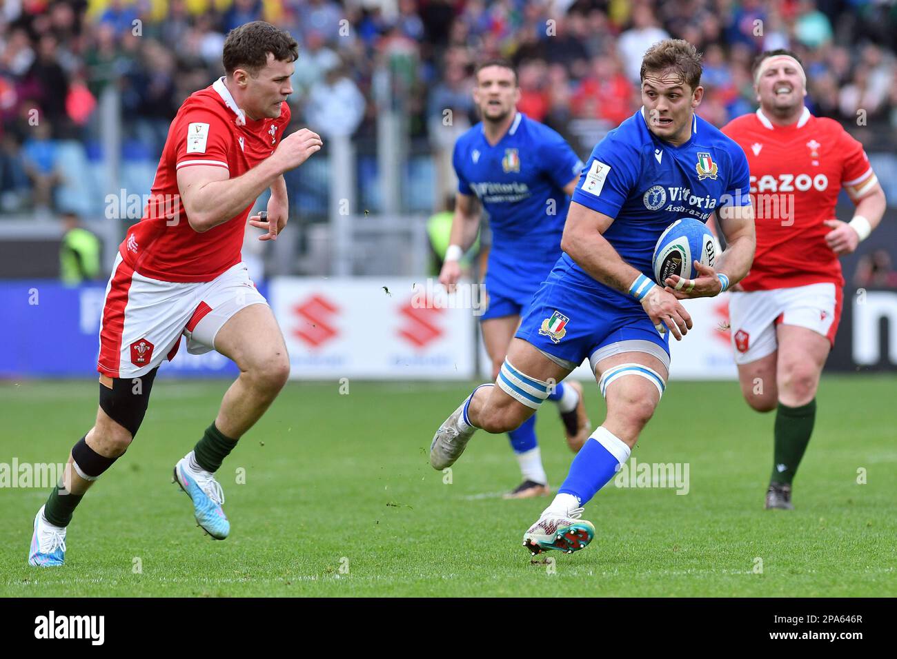 11th March 2023 ; Stadio Olimpico, Rome, Italy: 6-Nations International ...