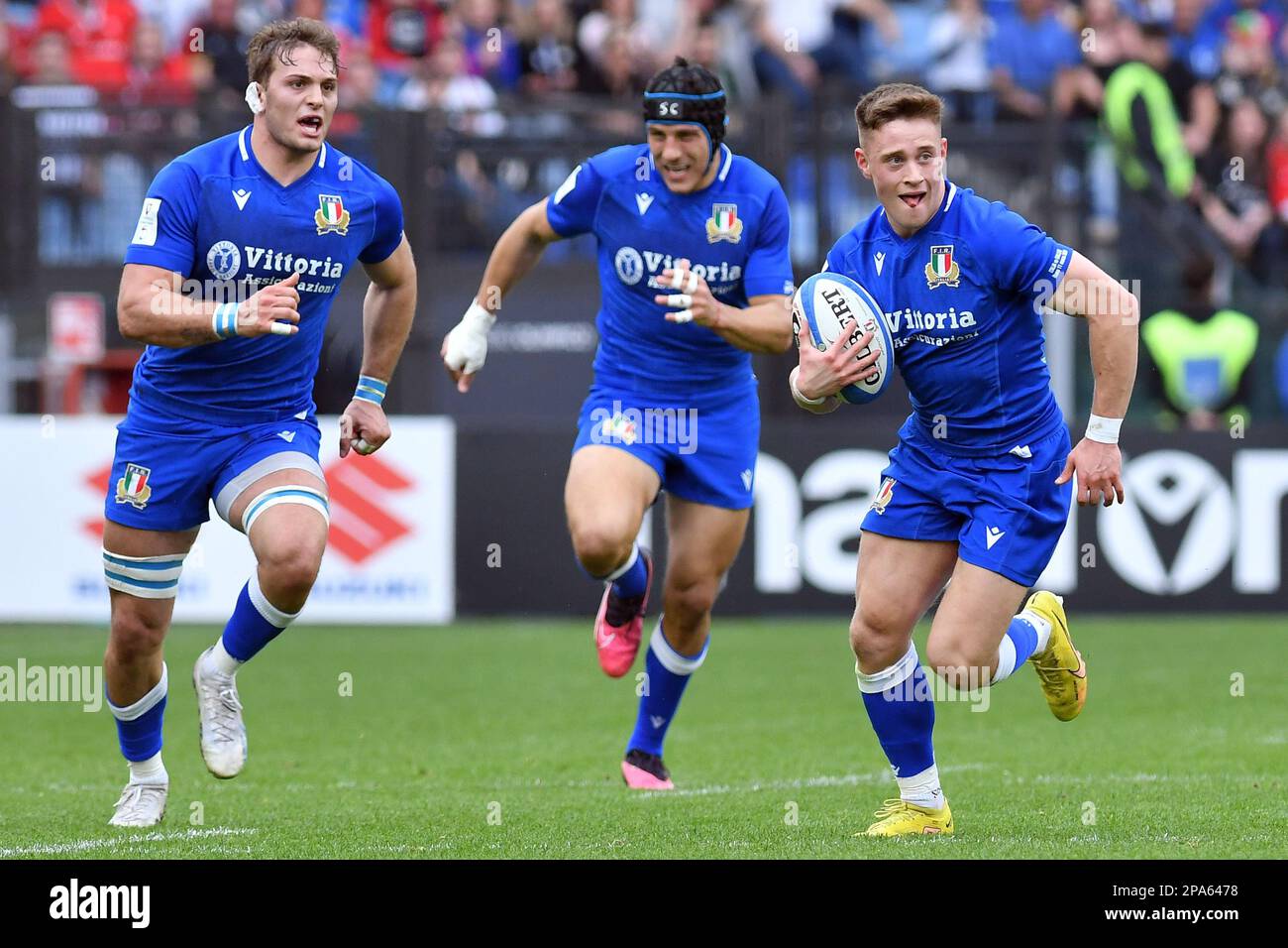 11th March 2023 ; Stadio Olimpico, Rome, Italy: 6-Nations International ...