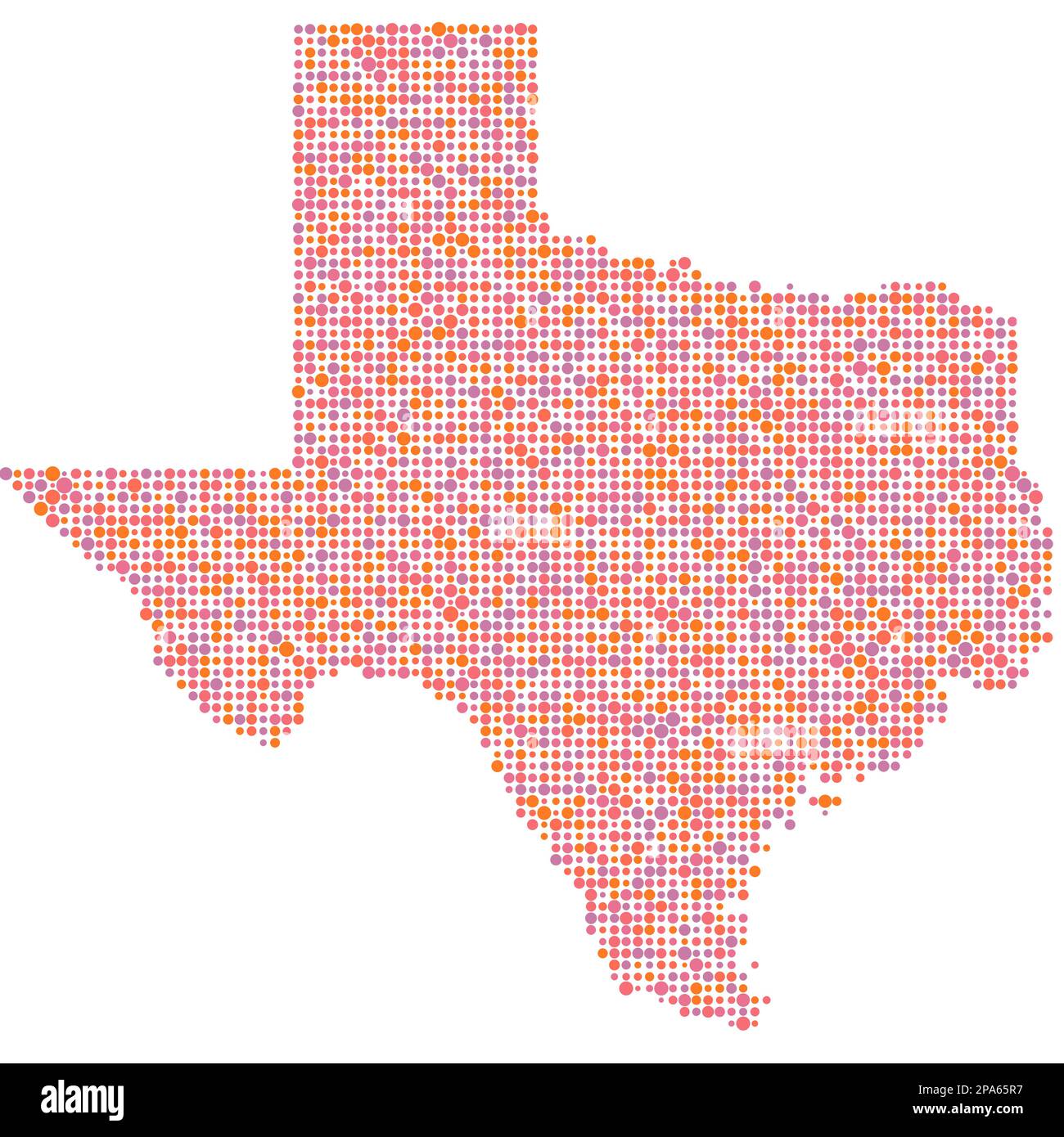 Texas Map Silhouette Pixelated generative pattern illustration Stock ...