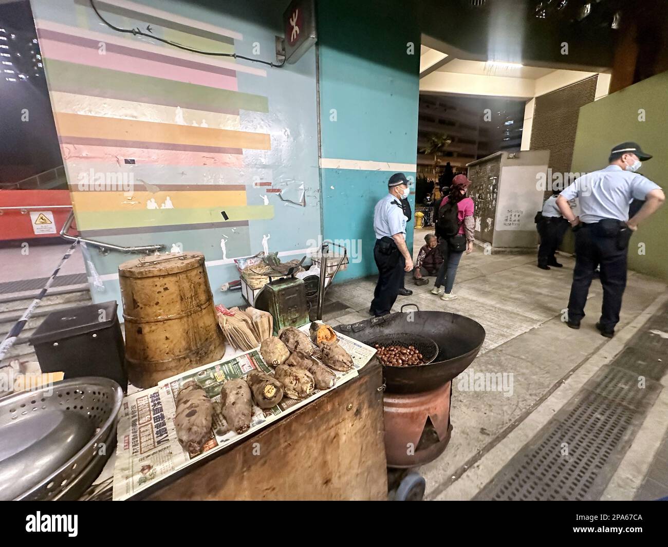 A 90-year-old licensed street hawker Chan Tak-ching had her roast ...