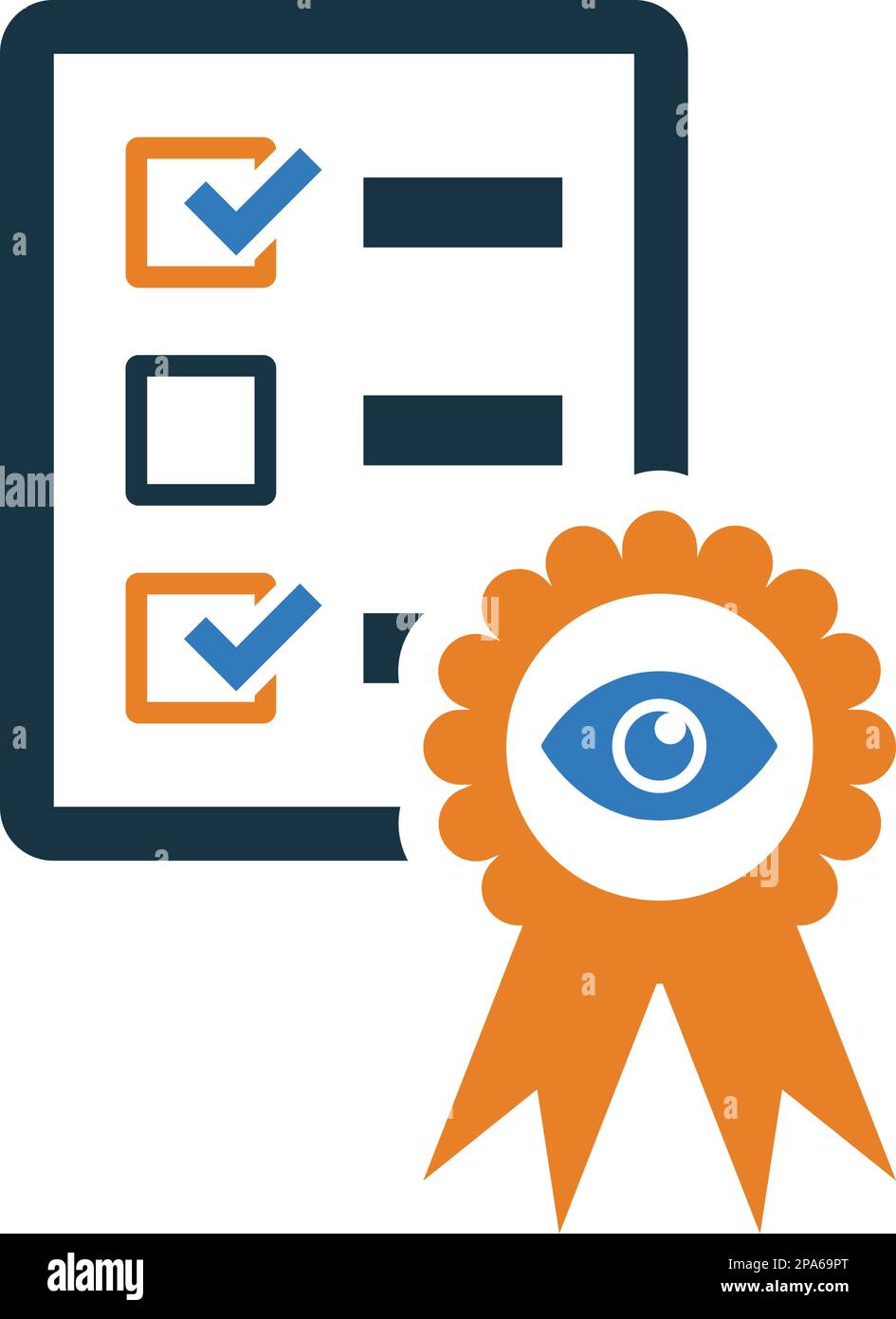 Quality control checklist icon. Fully editable vector EPS use for ...