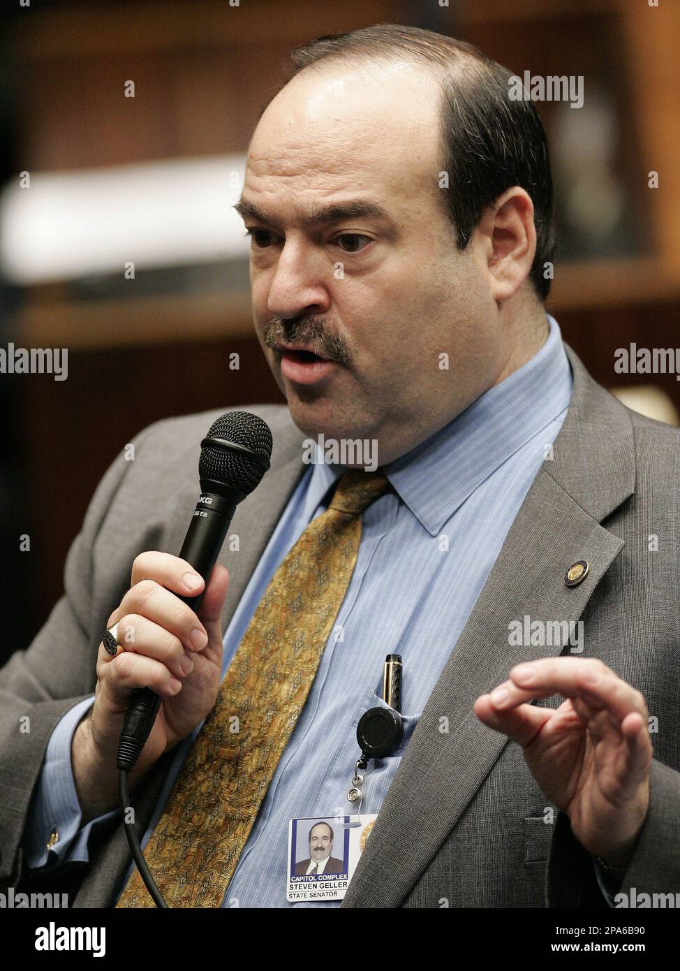 Sen. Steven Geller, D-Hallandale Beach, talks about the autism bill ...